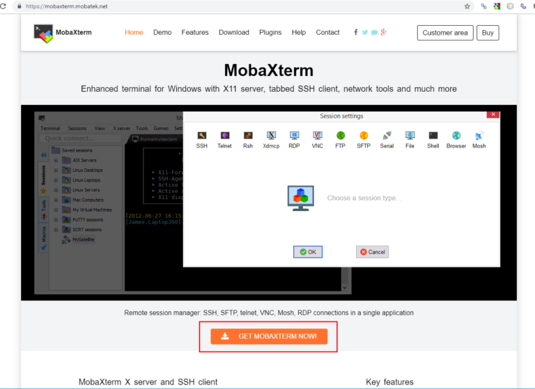 MobaXterm (WindowsのX11 SSHクライアント) の日本語化、ダウンロード、使い方 | urashita.com 浦下.com (ウラシタドットコム)