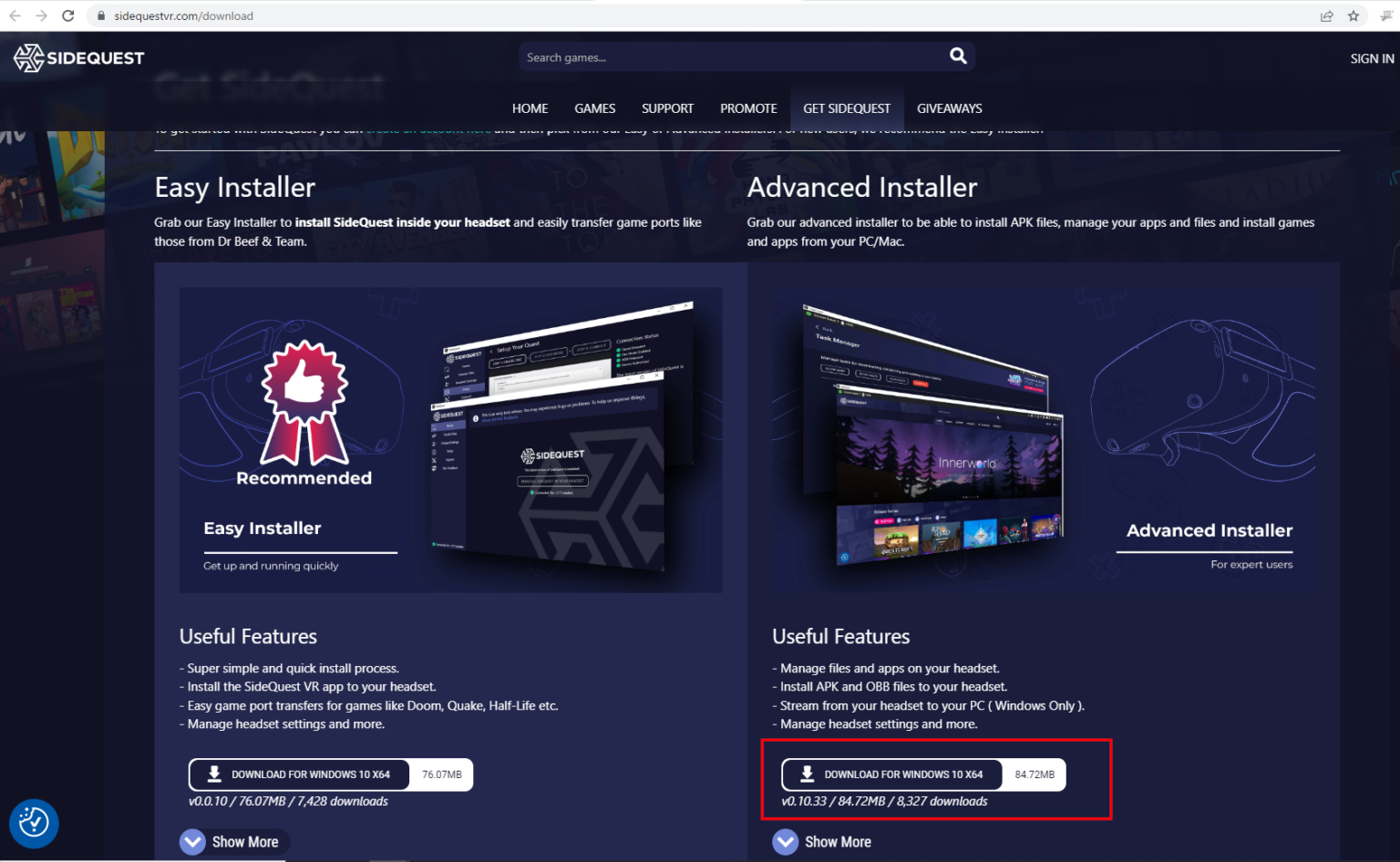 SideQuestでOculus Questへアプリインストール、使い方、GitHub、アップデート | urashita.com 浦下.com (ウラシタドットコム)